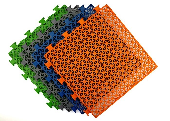 Removable Easy Suspended Modular Sports Flooring Commercial Polypropylene